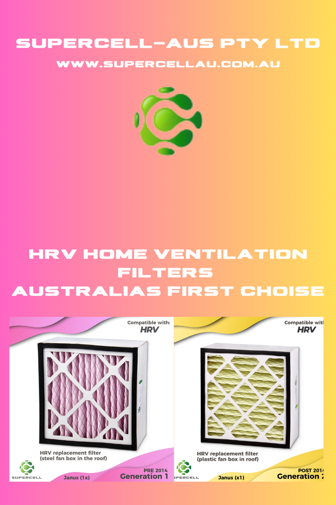 HRV ventilation filters best quality best price by Supercell-AUS pty L ...